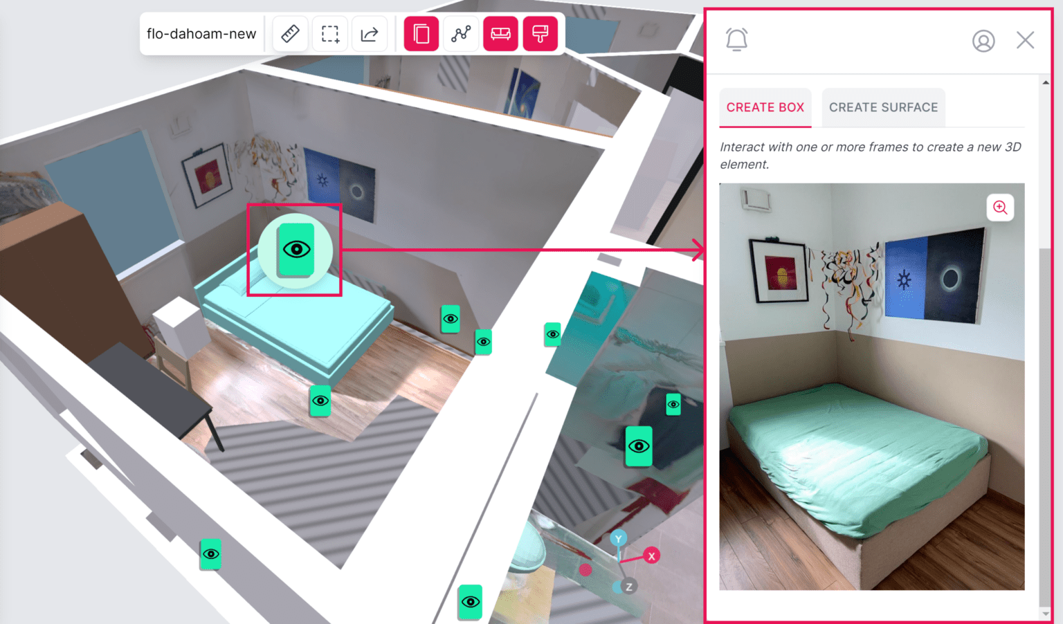 Snapshots in Metaroom Workspace – Help Center