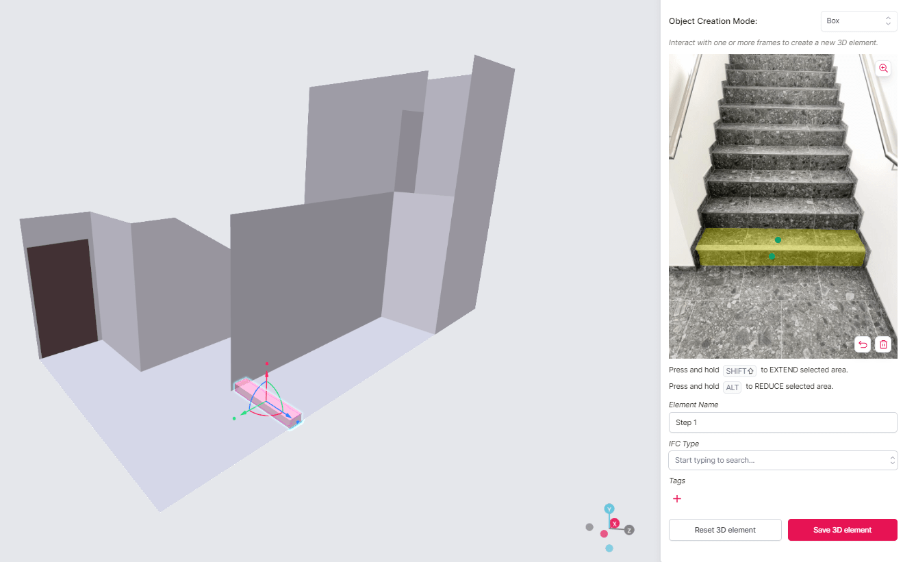 How to reconstruct staircases in 3D room model - Help Center